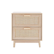 Isla 2 Drawer Bedside Table - Natural – DUSK