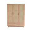 Isla 3 Door Wardrobe with Drawers - Natural – DUSK