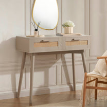 Isla Dressing Table Console - Taupe – DUSK
