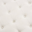 Knaresborough Button Back Coffee Table Pouffe - Cream Linen – DUSK