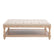 Knaresborough Button Back Coffee Table Pouffe - Oatmeal – DUSK