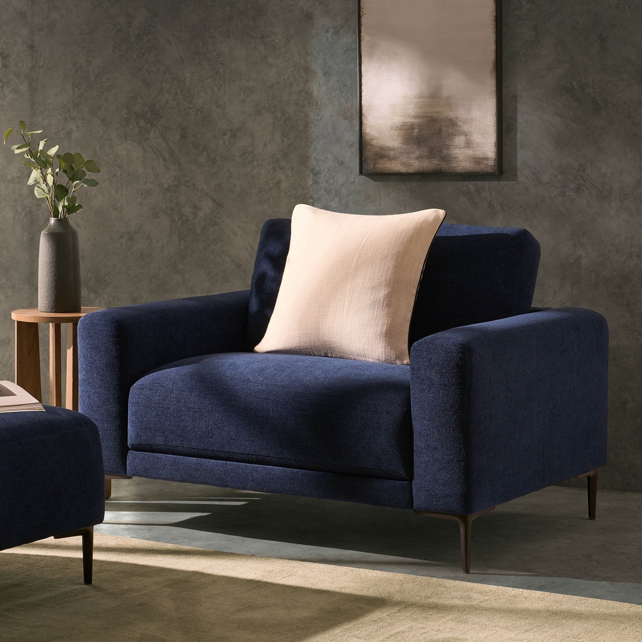 Malibu Loveseat - Chenille Navy – DUSK
