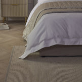 Milo Handwoven Stripe Rug - Light Grey – DUSK