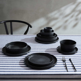 Nori Stoneware Mugs - Speckled Black – DUSK