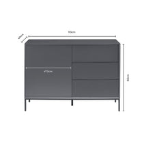 Nova Small Sideboard with Drawers - Taupe – DUSK