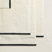 Palma Contrast Edge Towel Collection - Oatmeal – DUSK