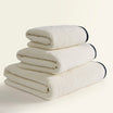 Palma Contrast Edge Towel Collection - Oatmeal – DUSK