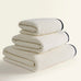 Palma Contrast Edge Towel Collection - Oatmeal – DUSK