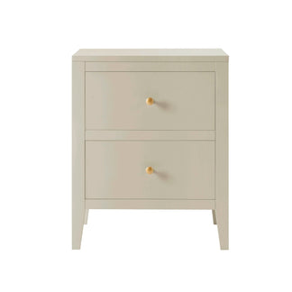 Poppy 2 Drawer Bedside Table - Cream – DUSK