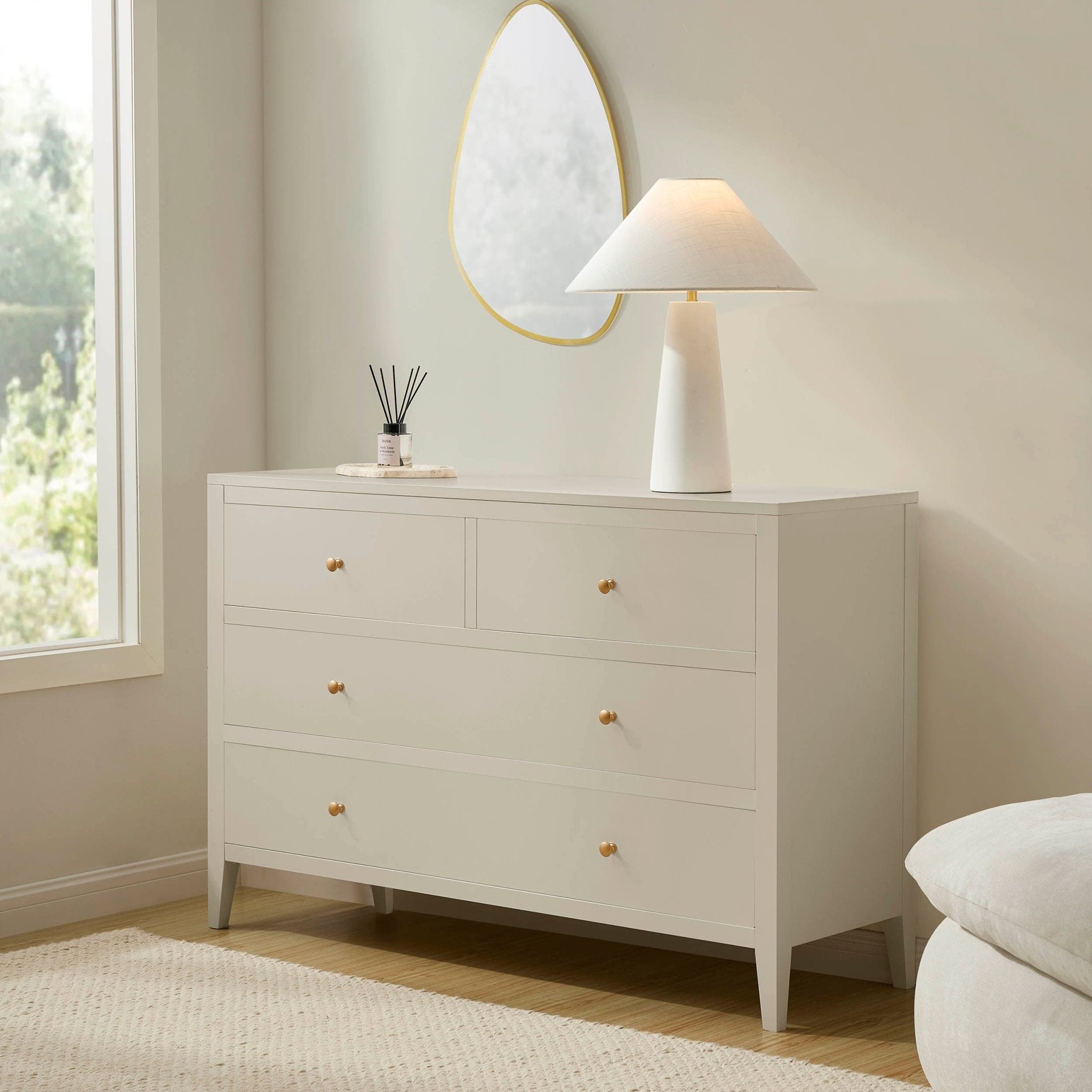 Poppy 4 Drawer Chest - Cream – DUSK