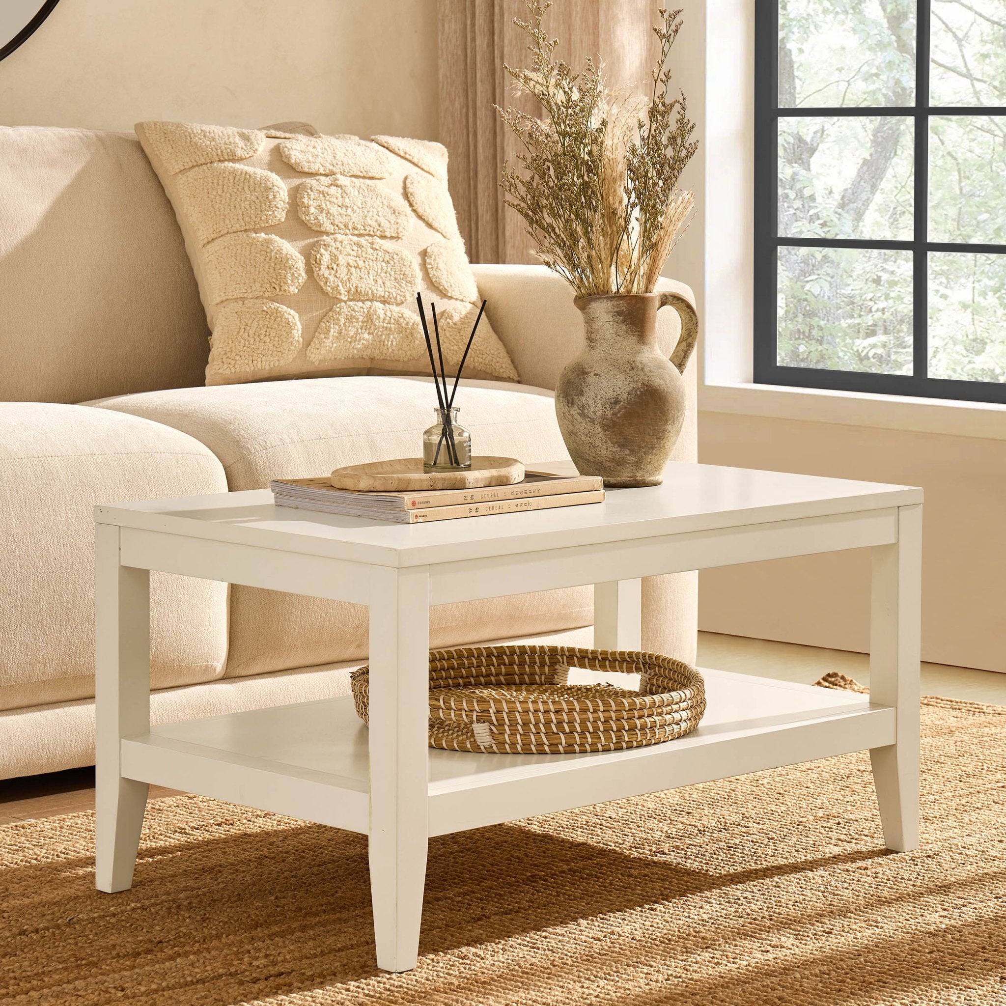 Poppy Coffee Table - Cream – DUSK