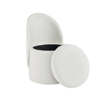 Primrose Boucle Dressing Table Storage Stool - Off White – DUSK