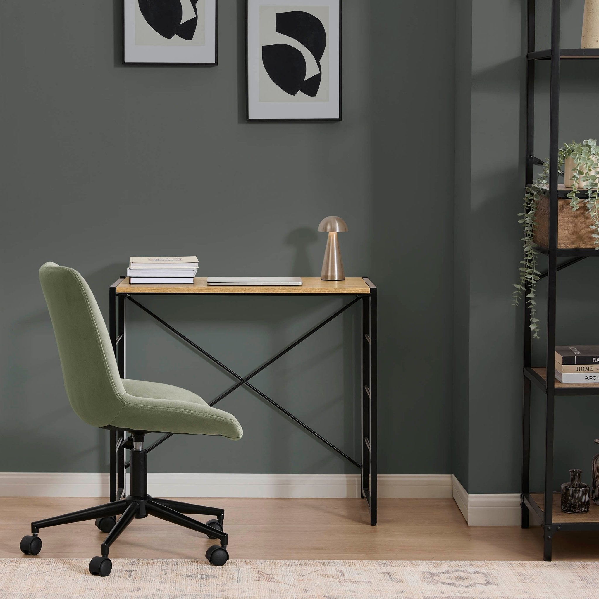 Riley Foldaway Desk - Light Wood – DUSK