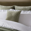 Rome Velvet Greek Matelasse Cushion Cover - Basil – DUSK