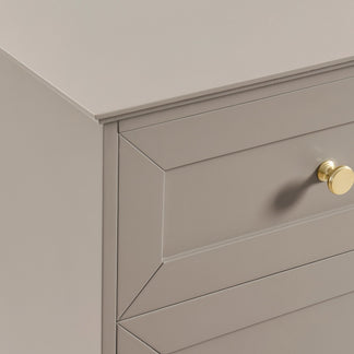 Ruby 3 Door Sideboard with Drawers - Taupe – DUSK
