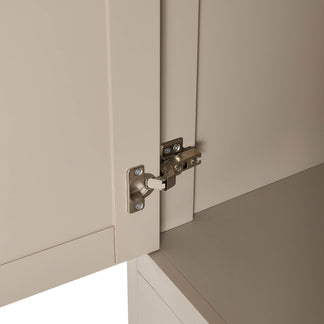 Ruby 3 Door Wardrobe with Drawers - Taupe – DUSK