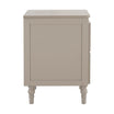 Ruby 2 Drawer Bedside Table - Taupe – DUSK