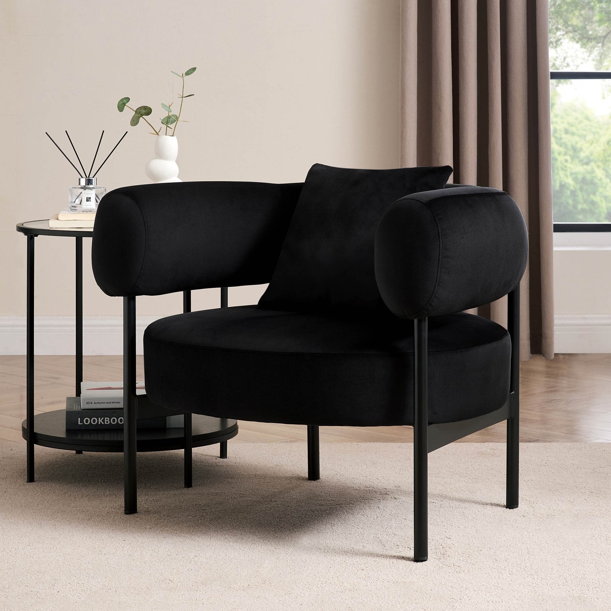 Sabrina Accent Chair - Ink – DUSK
