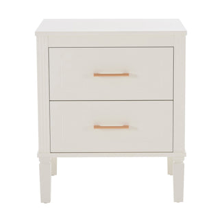 Sienna 2 Drawer Bedside Table - Cream – DUSK