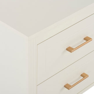 Sienna 2 Drawer Bedside Table - Cream – DUSK