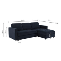 Sloane Right Hand Chaise Sofa - Olive – DUSK