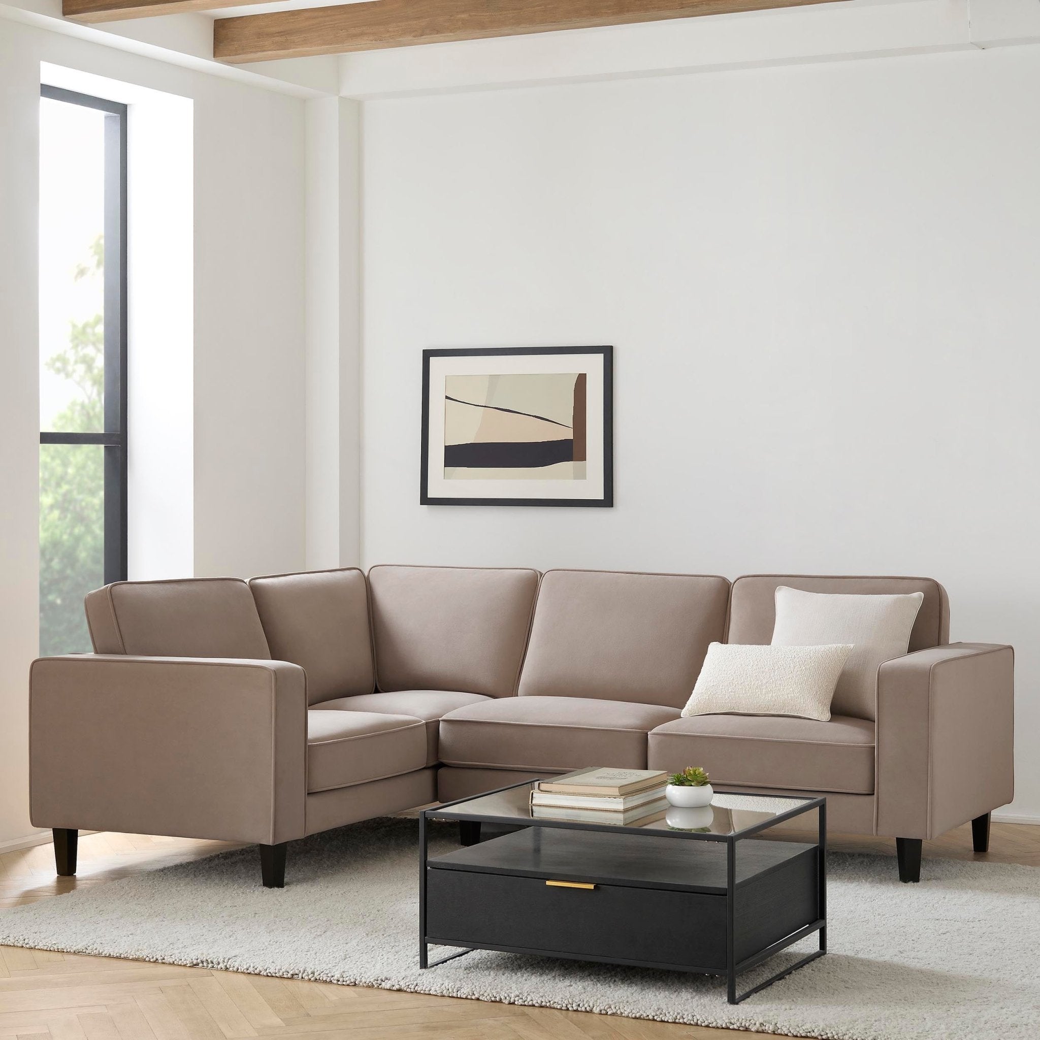 Soho Left Hand Corner Sofa - Sand – DUSK