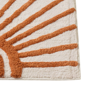 Sunrise Tufted Bath Mat - Burnt Orange – DUSK