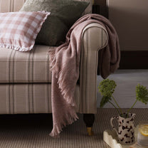 Super Soft Marled Tassel Sofa Throw - Blush Pink – DUSK