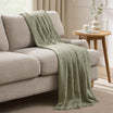 Super Soft Marled Tassel Sofa Throw - Dark Green – DUSK