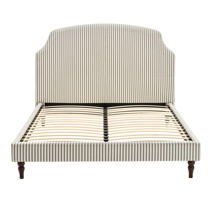 Surrey Bed Frame - Sage Stripe – DUSK