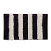 Symi Wide Stripe Bath Mat - Black/ White – DUSK