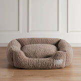 Teddy Basket Dog Bed - Taupe – DUSK