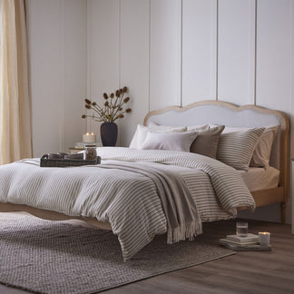 Versailles Bed Frame - Natural Stripe – DUSK