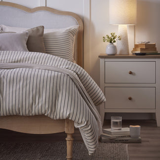 Versailles Bed Frame - Natural Stripe – DUSK