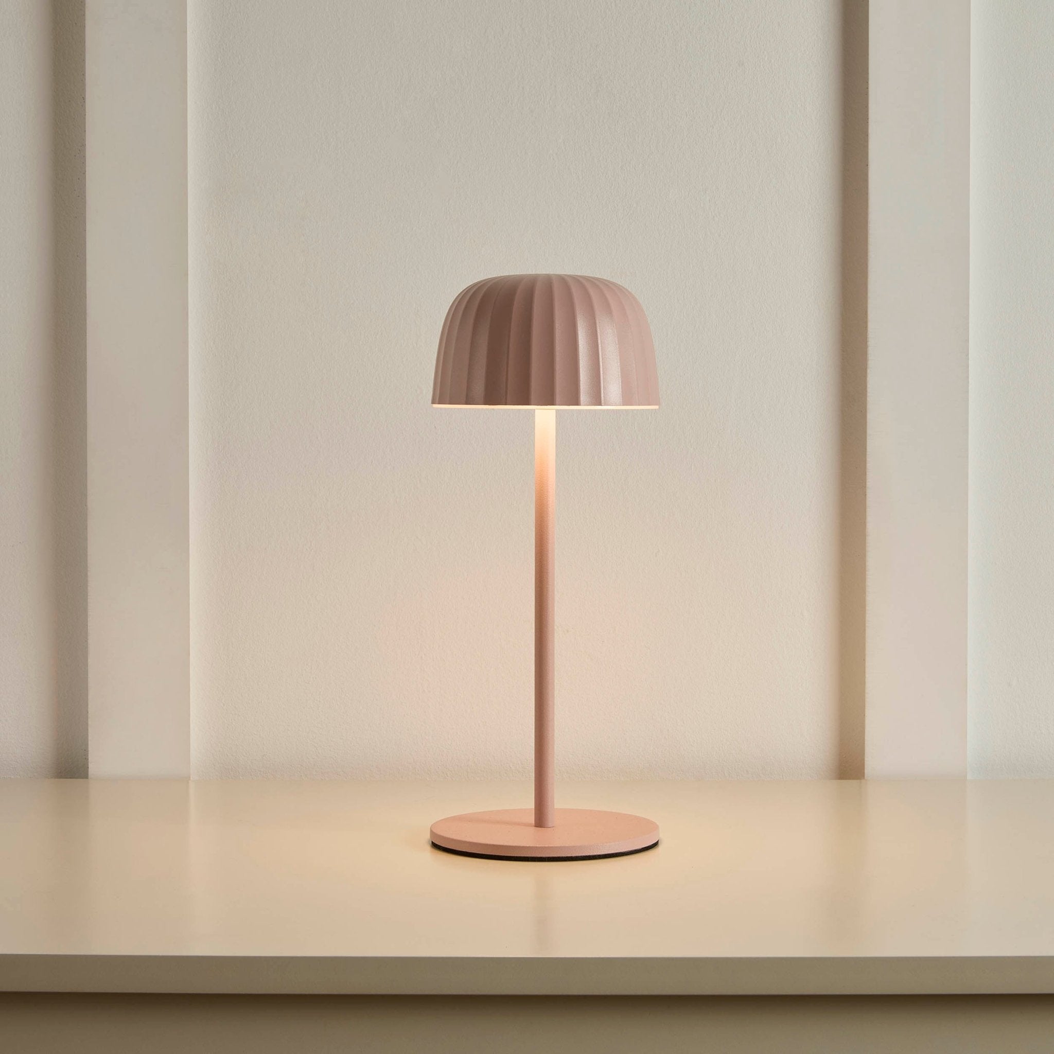 Waterproof LED Rechargeable Table Light - Pink – DUSK