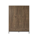 Willow 3 Door Wardrobe with Drawers - Mango Wood – DUSK