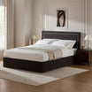Windsor Ottoman Storage Bed - Black/Natural – DUSK