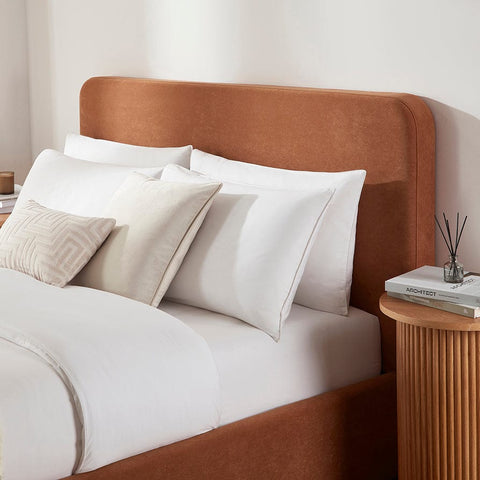 Ascot Ottoman Storage Bed - Burnt Orange – DUSK