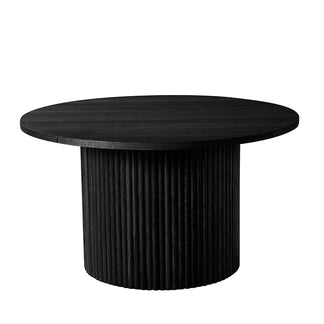 Hattie Round Pedestal Coffee Table - Black – DUSK
