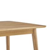 Heidi Solid Oak 4-6 Seater Dining Table - Natural – DUSK