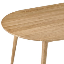 Heidi Solid Oak Oval 6-8 Seater Dining Table - Natural – DUSK