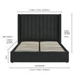 Madison Ottoman Storage Bed - Ink – DUSK