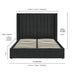 Madison Ottoman Storage Bed - Ink – DUSK