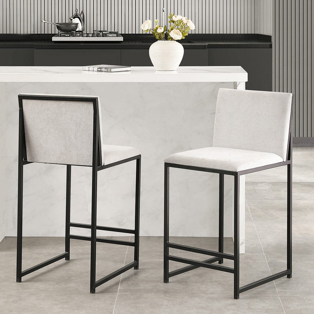 Rae Set Of 2 Dining Chairs - Chenille - Light Natural – DUSK