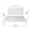 Salcombe Bed Frame - White – DUSK