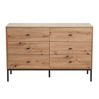 Willow 6 Drawer Chest - Oak Effect – DUSK